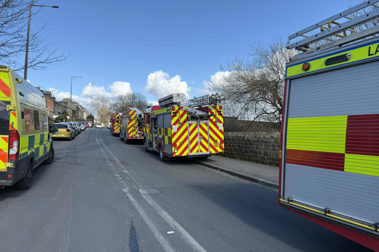 Firefighters rescue two people from River Lune at Lancaster