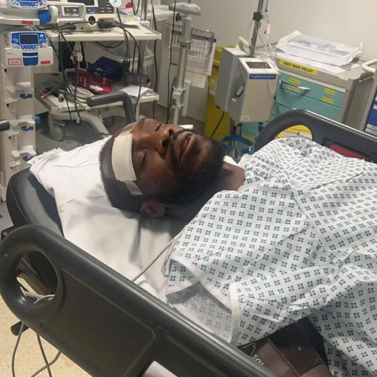 Premier League star releases first horrifying images after near fatal ...