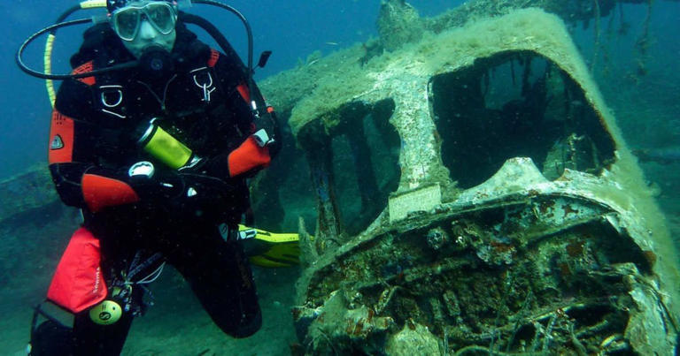 Divers Capture Footage of a Train That Disappeared 106 Years Ago at the ...