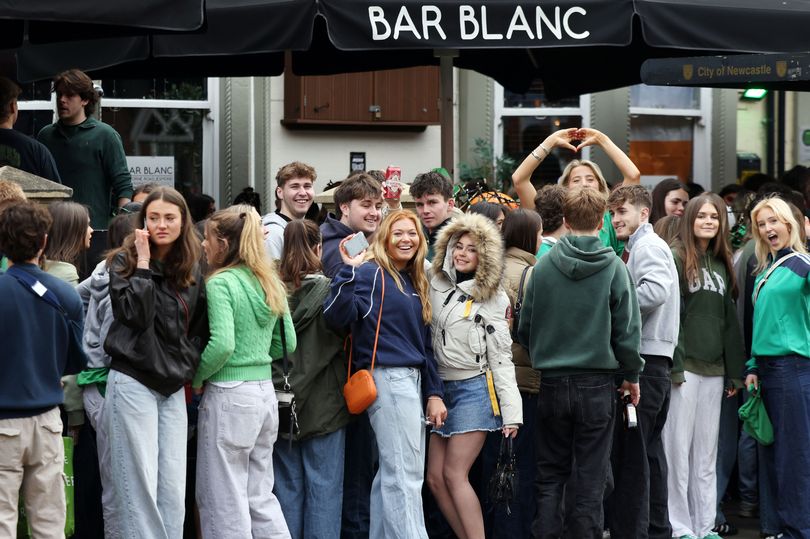 Huge queues outside Newcastle bars as revellers flock for St Patrick's Day