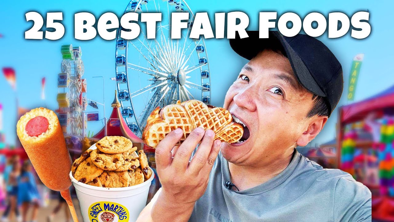 25 MUST TRY & BIZZARE State Fair Foods in America - DEEP FRIED Foods to ...