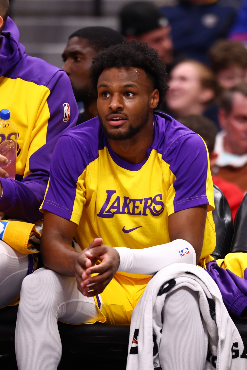 Bronny James hits back at heckler in viral video: ‘Your chain fake’