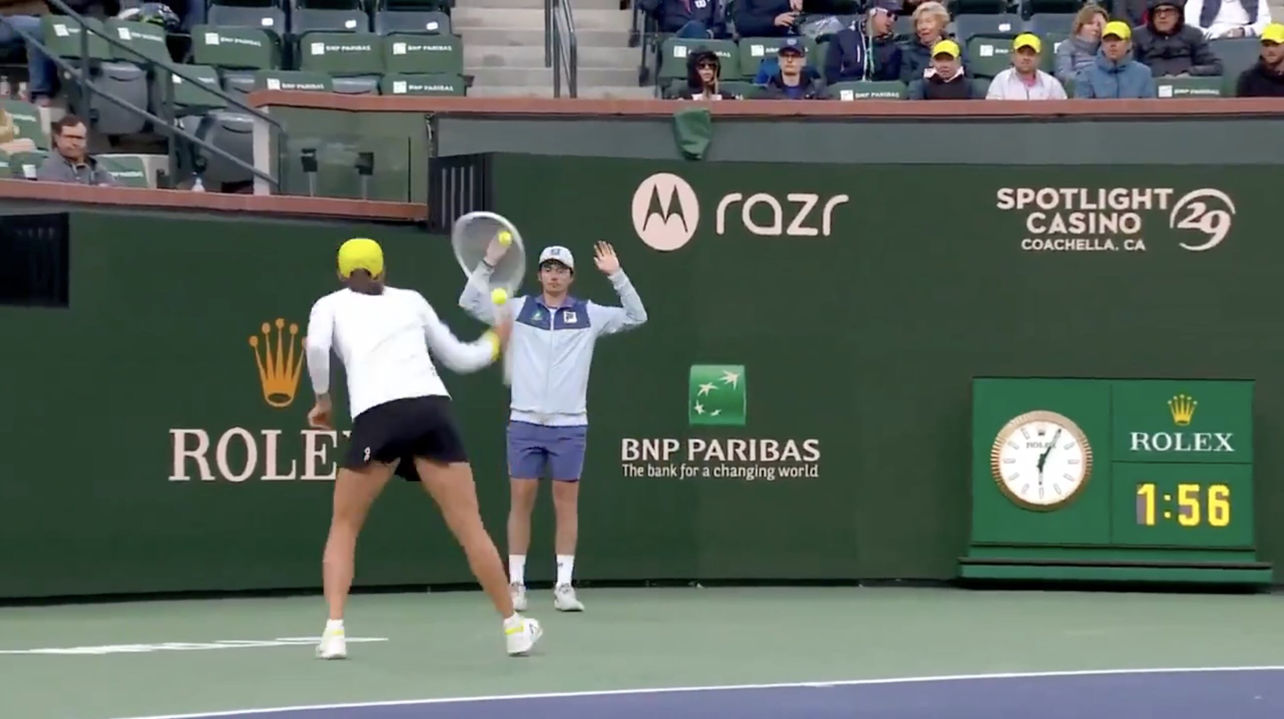 WATCH: Tennis Superstar Furiously Booed After Smacking Ball at Ball Boy