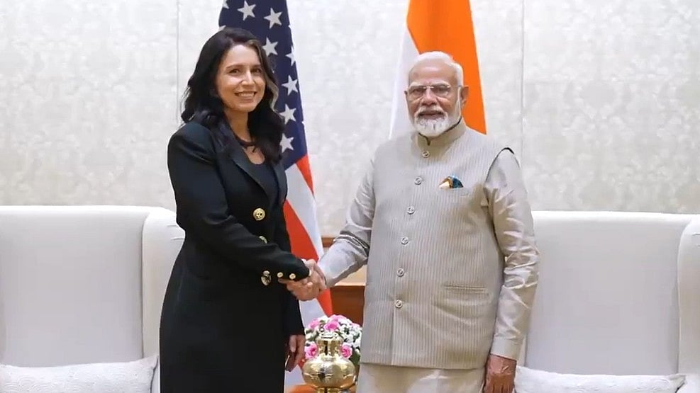PM Modi Meets US Intelligence Czar Tulsi Gabbard; Presents Her With ...