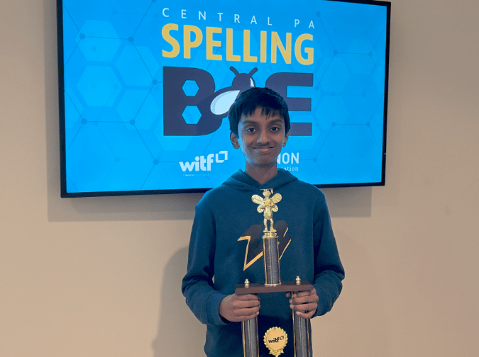 Cumberland County student wins Central Pennsylvania Spelling Bee for second consecutive year