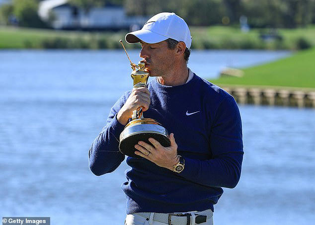 Rory McIlroy celebrates $4.5m Players Championship win with wife Erica ...