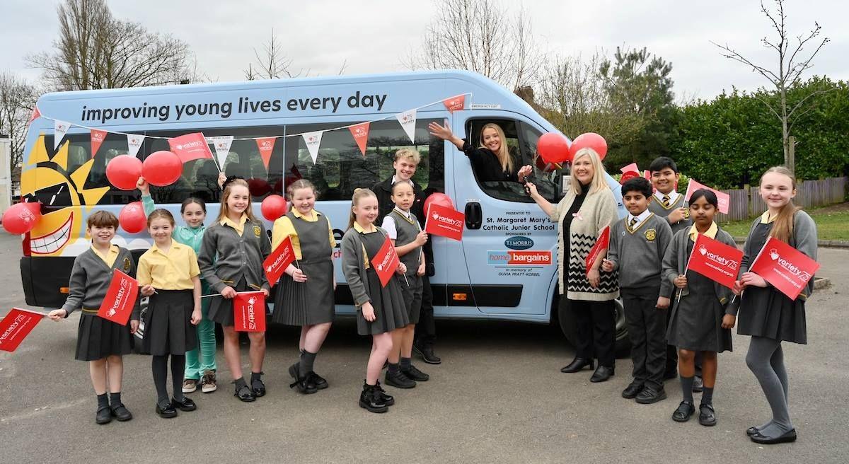 Home Bargains presents a Variety Sunshine Coach to St Margaret Mary’s ...