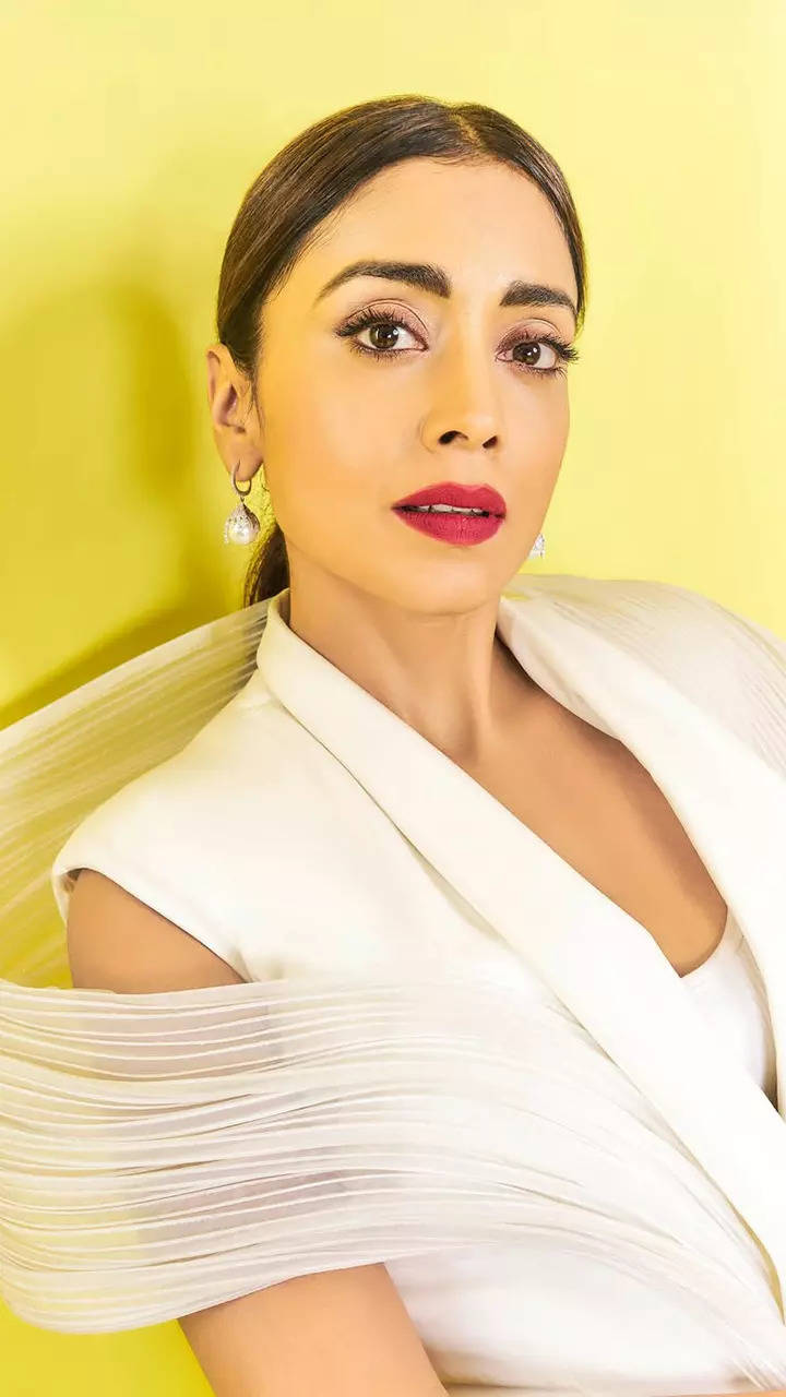 Shriya Saran redefines power dressing in a sculpted white ensemble