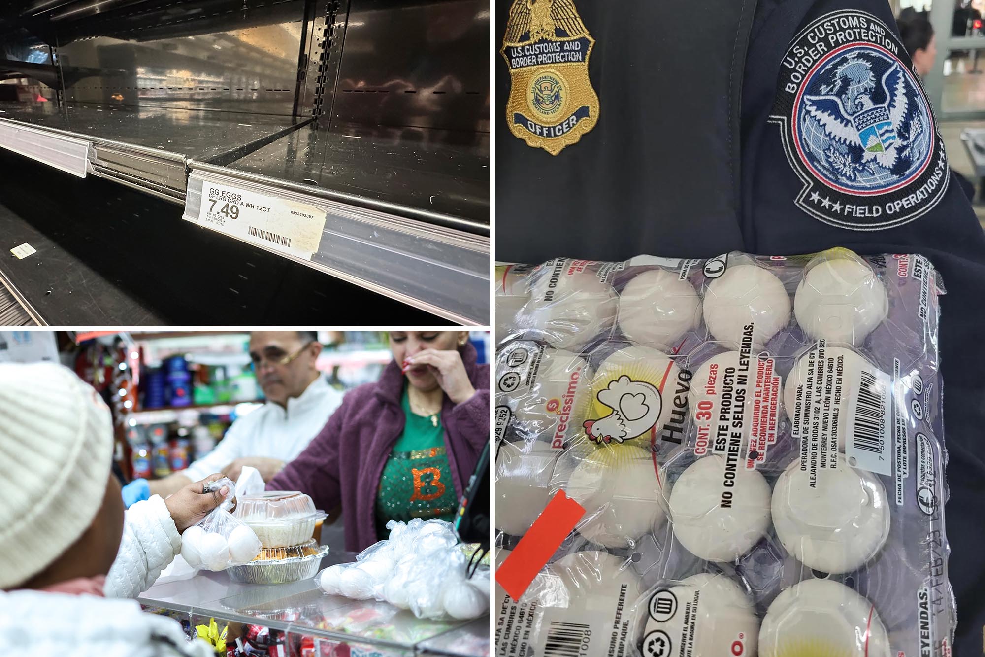 Egg smuggling from Mexico surges as prices in parts of US hit $10 per dozen