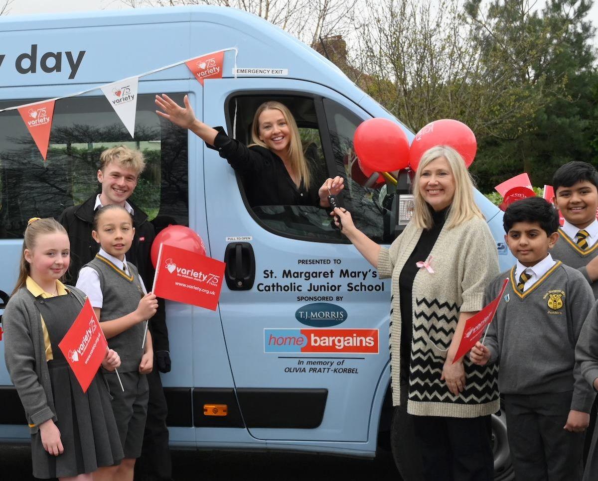 Home Bargains presents a Variety Sunshine Coach to St Margaret Mary’s ...