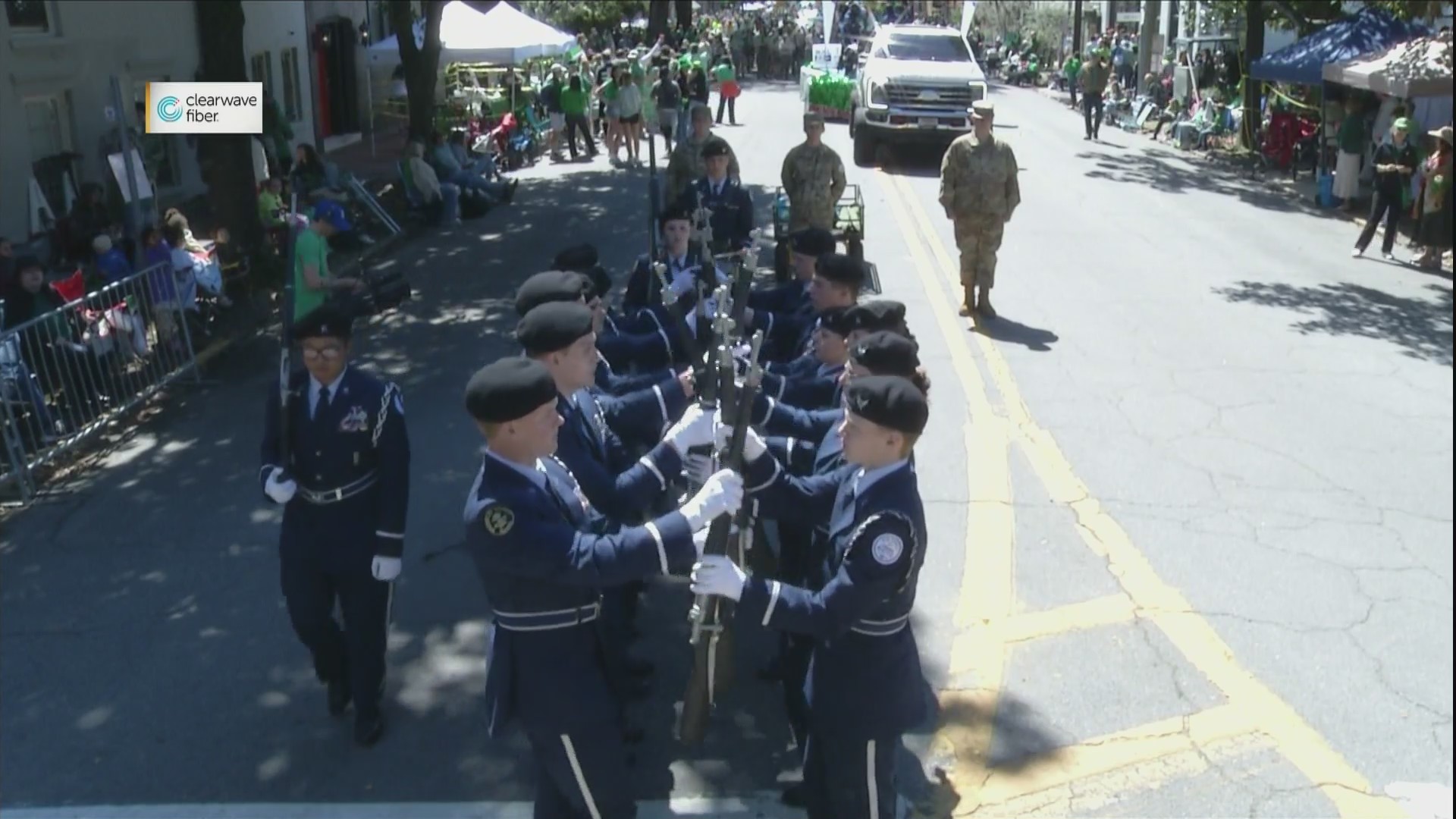 Brantley County Airforce ROTC Heron Rifles Silent Drill Platoon
