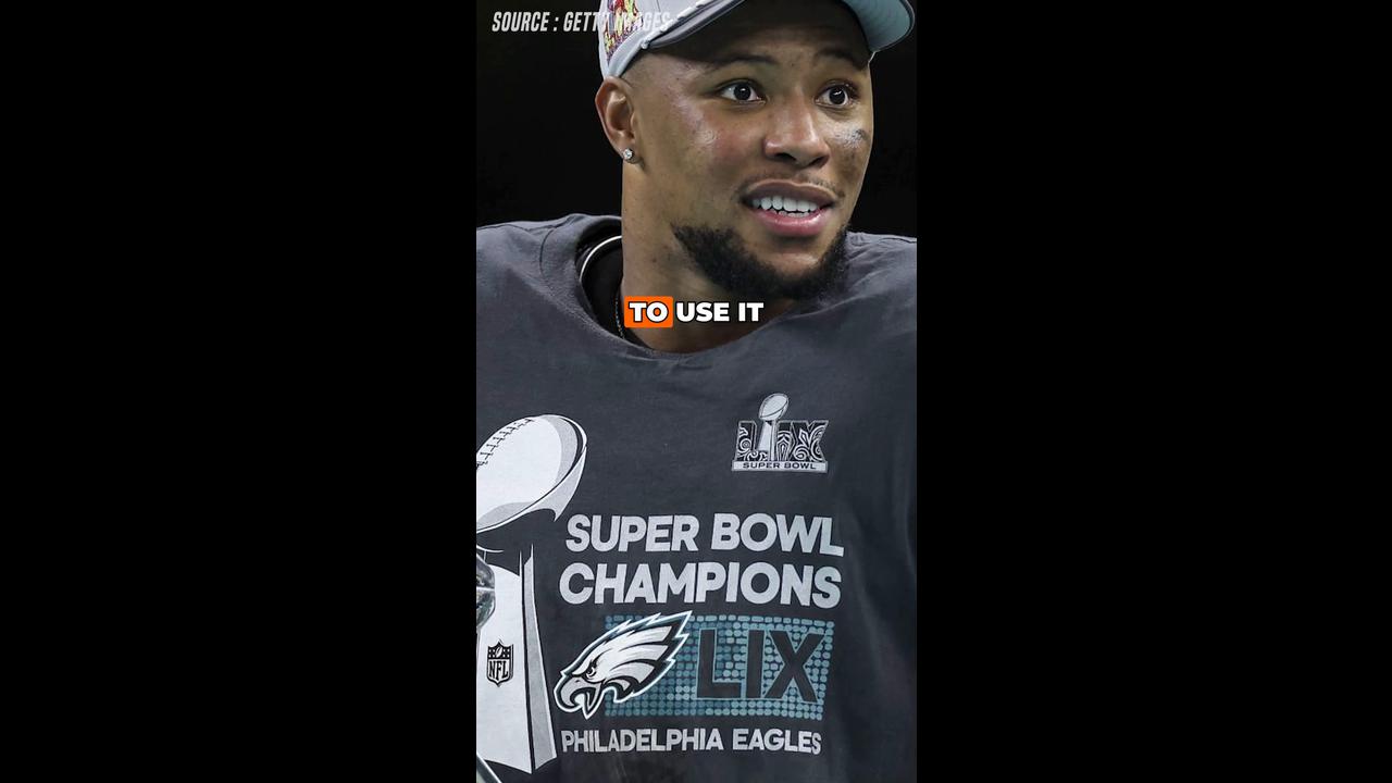 Why Saquon Barkley just trademarked his iconic reverse hurdle move