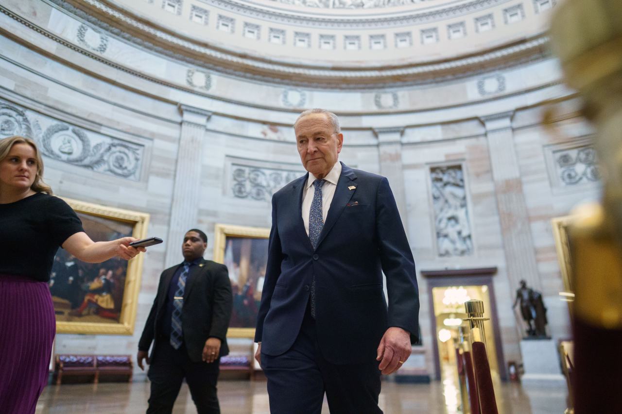 Chuck Schumer’s Book Tour Derailed by Protests