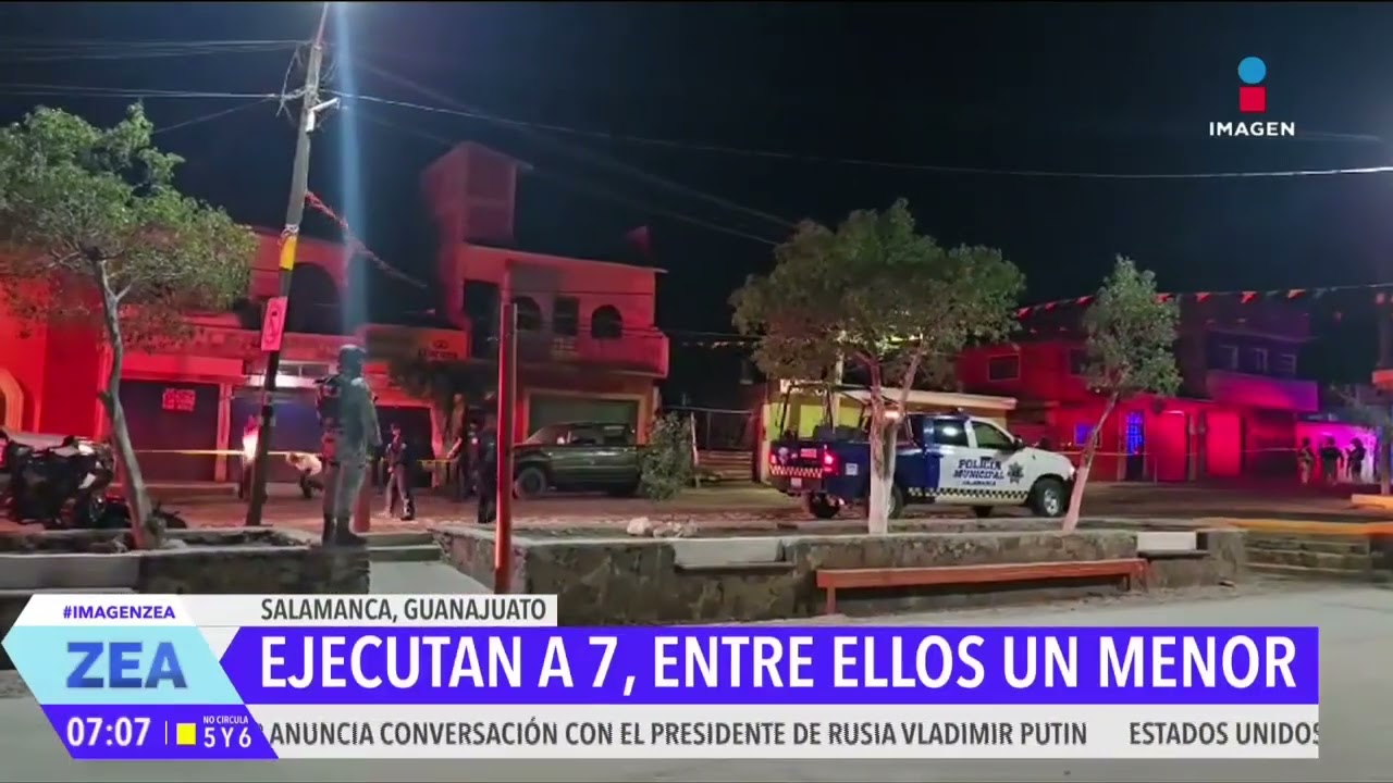 Grupo armado asesina a 7 personas en Salamanca, Guanajuato | Noticias con Francisco Zea