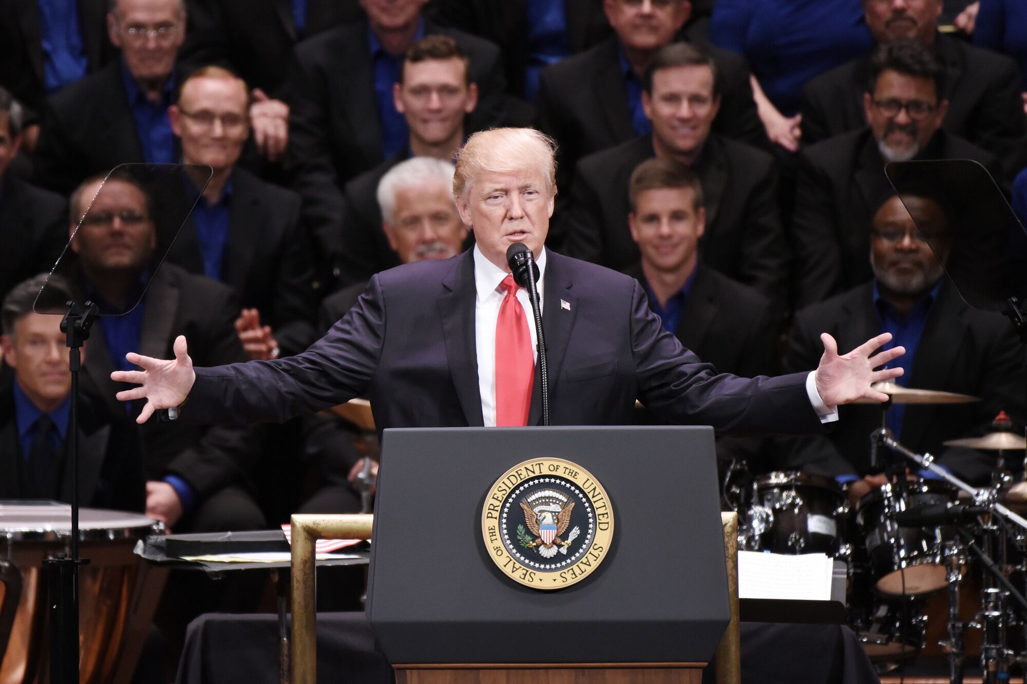 Trump Says He Never Liked ‘Hamilton’ in Kennedy Center Visit