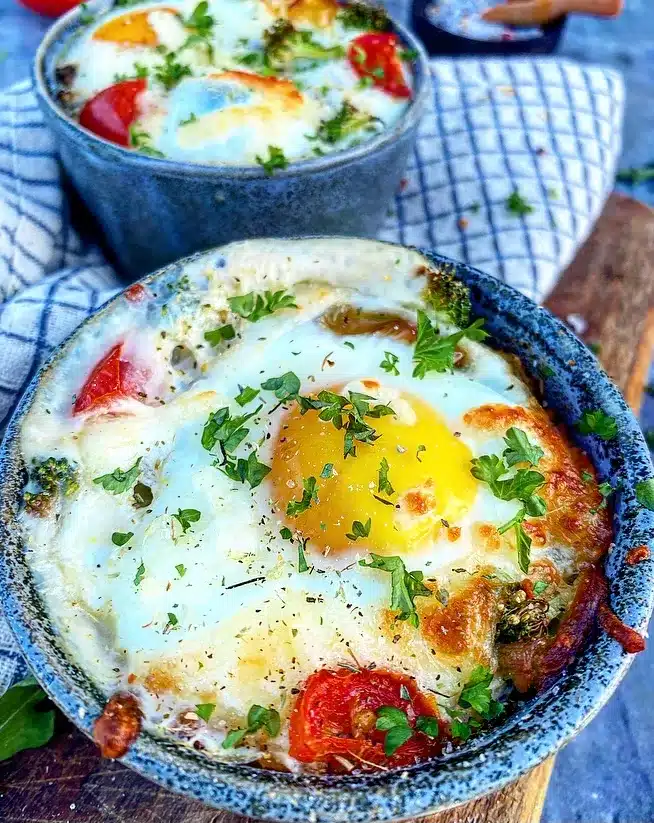 A simple yet delicious oven-baked egg dish perfect for breakfast or brunch
