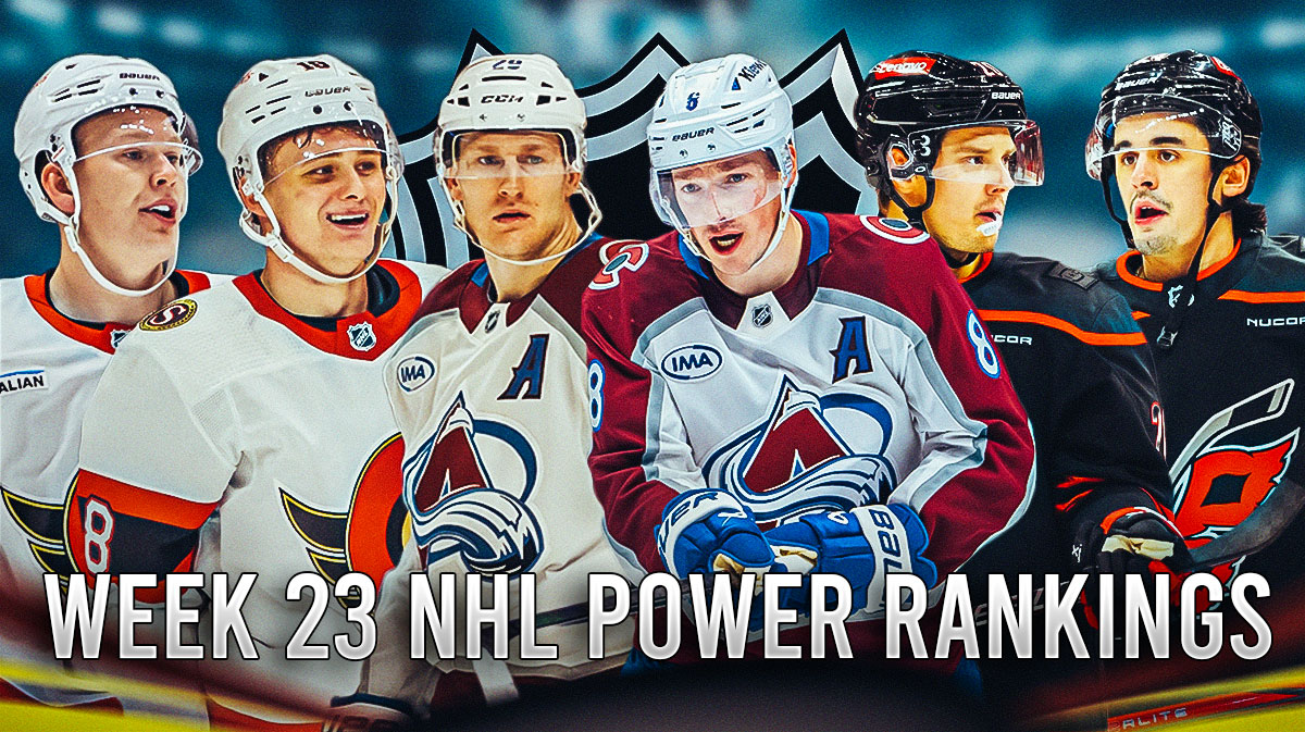 NHL Power Rankings, Week 23: Avs, Canes, Sens finding elite form