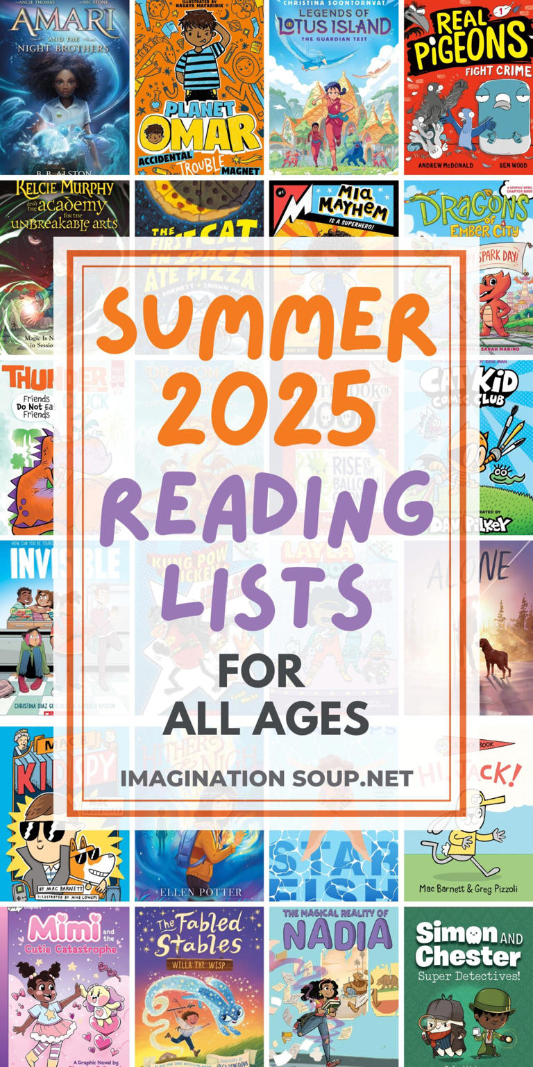 2025 Summer Reading Lists of Best Books For Kids