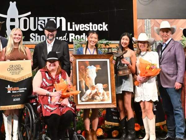 Houston private school student breaks record at 2025 Rodeo art auction
