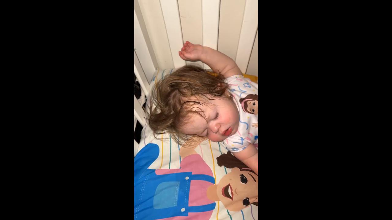 Kid Hilariously Conked Out At Awkward Angles