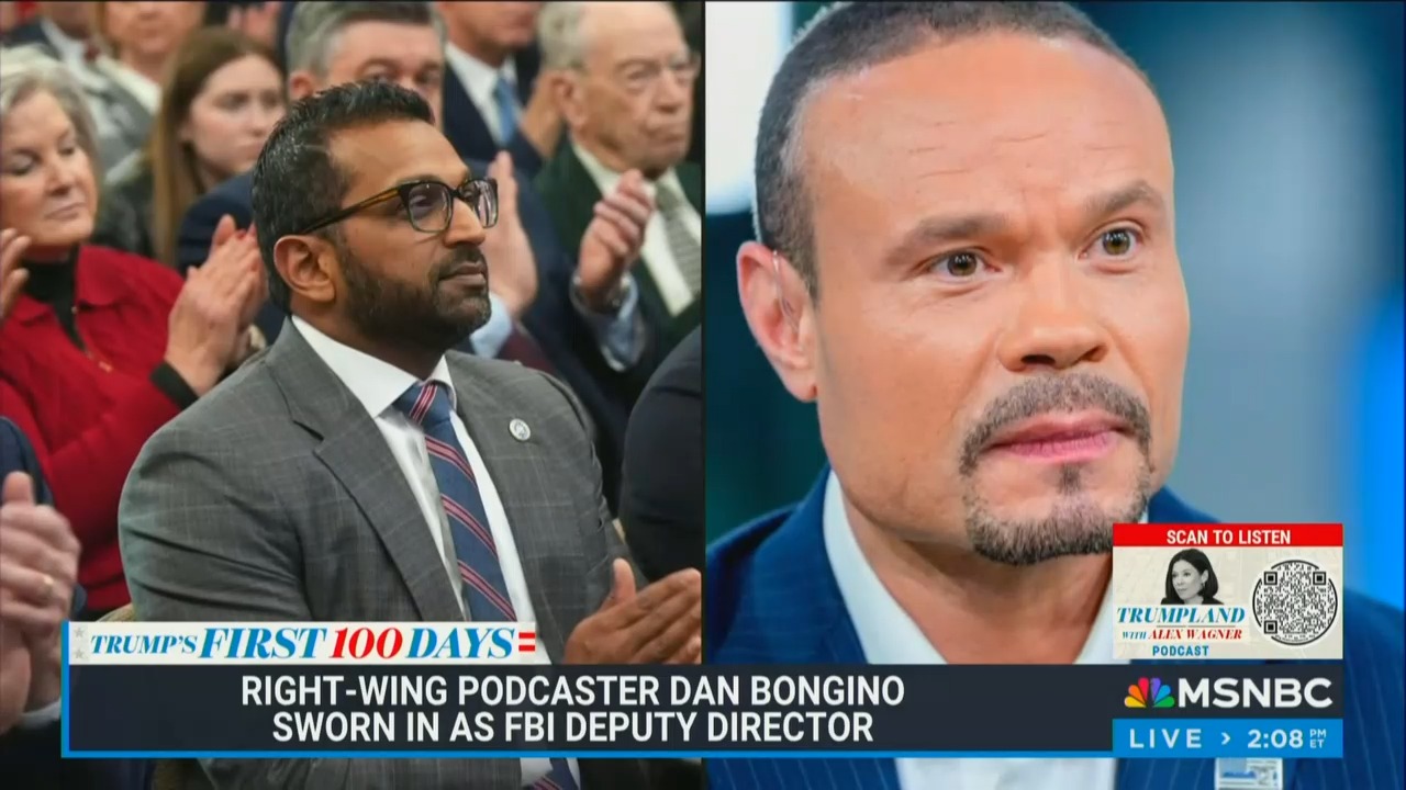 NBC Reporter Says How Dan Bongino Will Run the FBI Is a ‘Great Mystery ...
