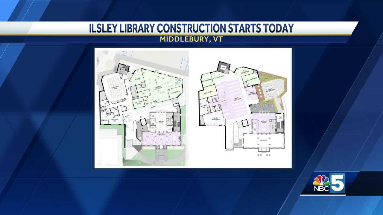 Construction begins on historic library in Addison County