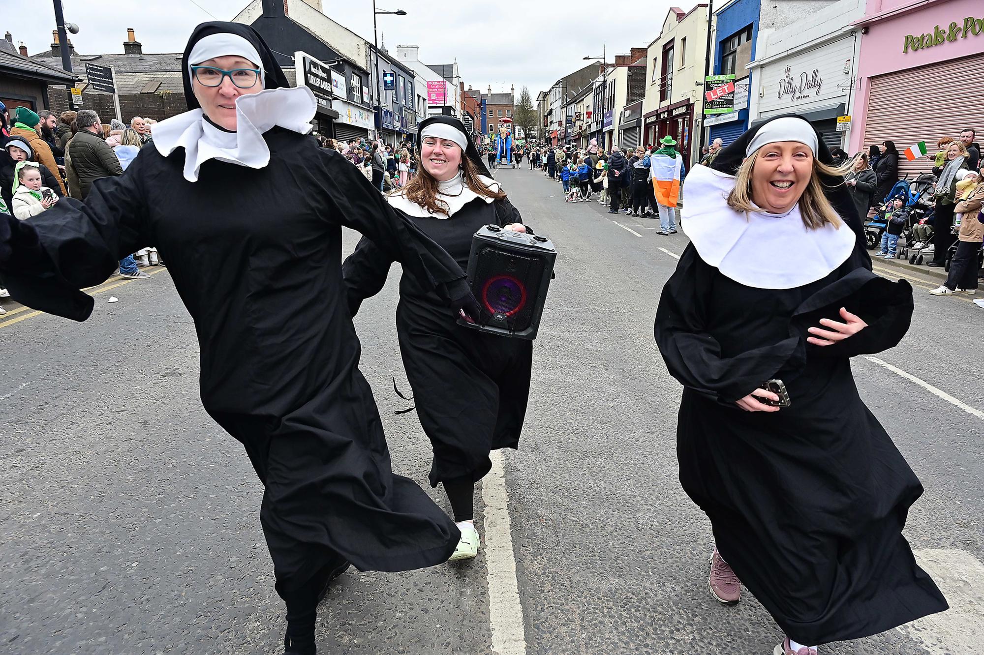 In Pictures: Crowds take to the streets in Downpatrick to celebrate St ...