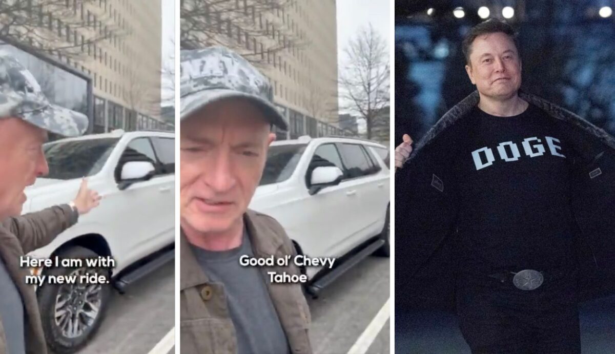 Mark Kelly Shows Off His New Gas-Guzzling Chevy Tahoe After Ditching ...