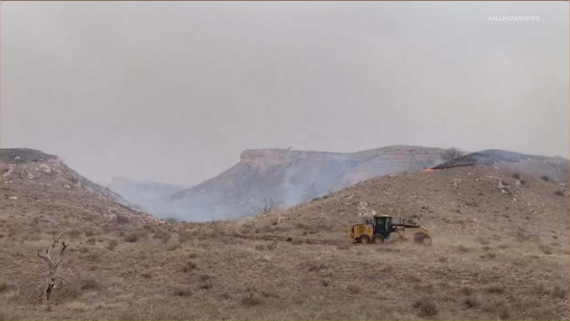 Windmill Fire in Texas Panhandle still burning Monday morning