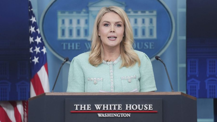 Watch: Leavitt briefs White House press corps after deportations to El ...