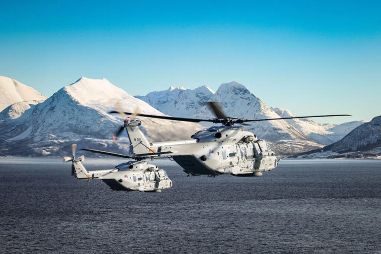Royal Marine Commando helicopters complete Arctic mission with allies