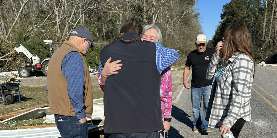 Gov. Reeves tours tornado damage in Mississippi