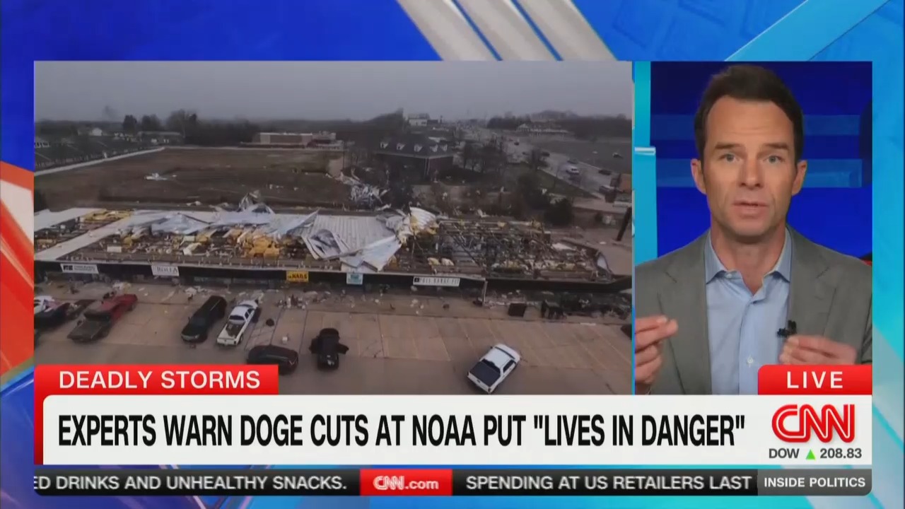 ‘There Will be Chaos!’ CNN Meteorologist Warns DOGE Cuts to National ...