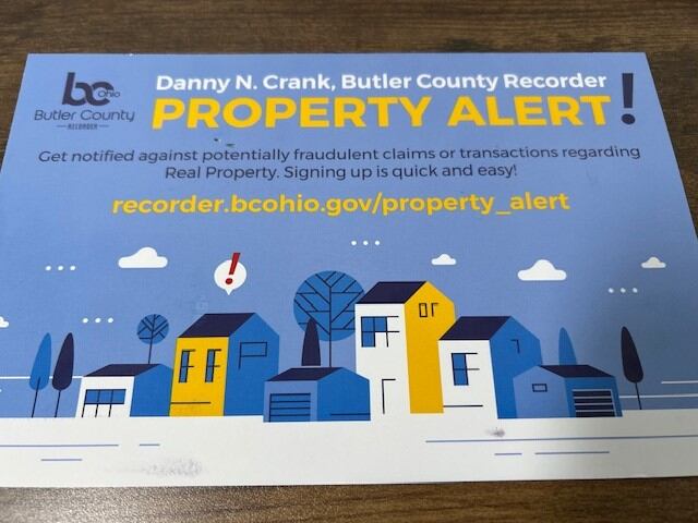 Butler County offers property alerts to inform homeowners of fraudulent ...