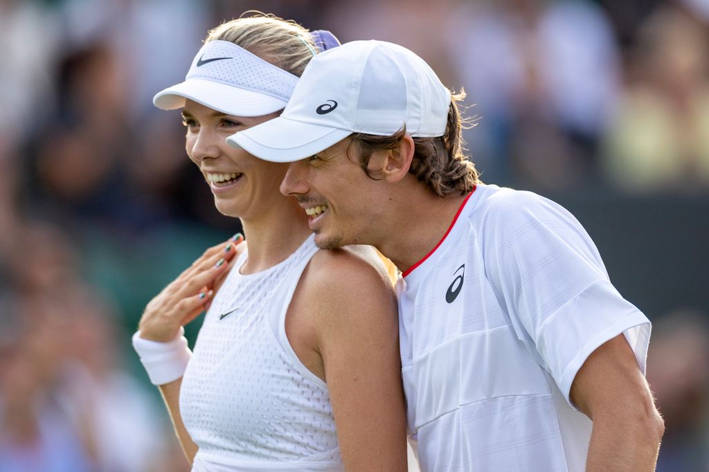 Alex de Minaur shares romantic picture with fiancée Katie Boulter to ...