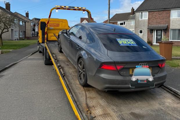 Vehicle with no tax and no insurance seized by Cumbria Police