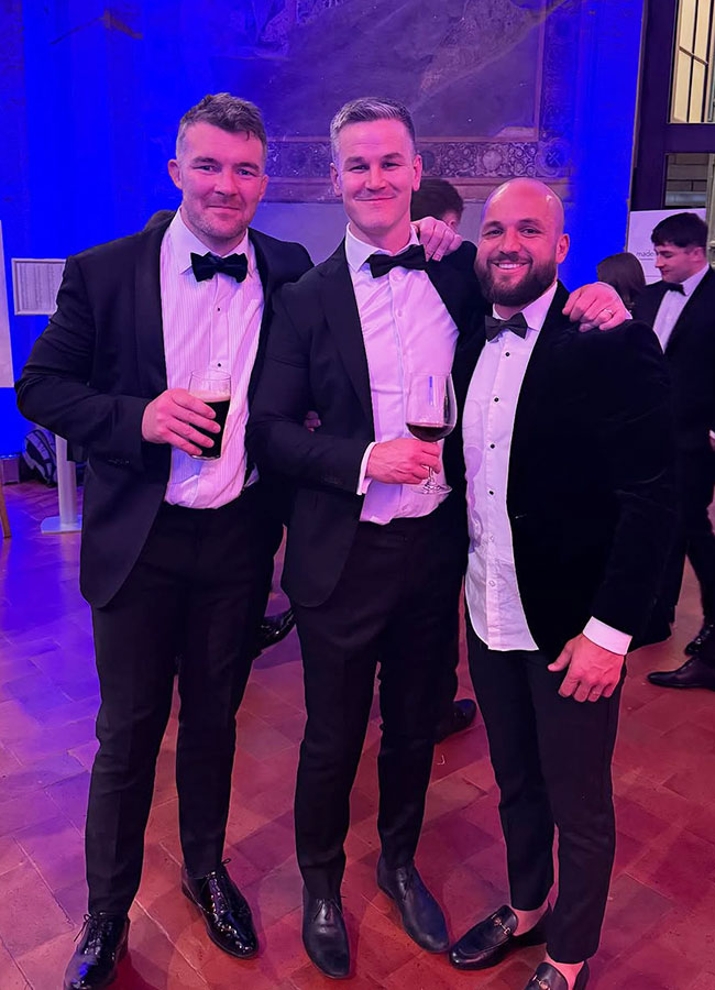 Irish rugby wags celebrate the end of the Six Nations at black tie ...