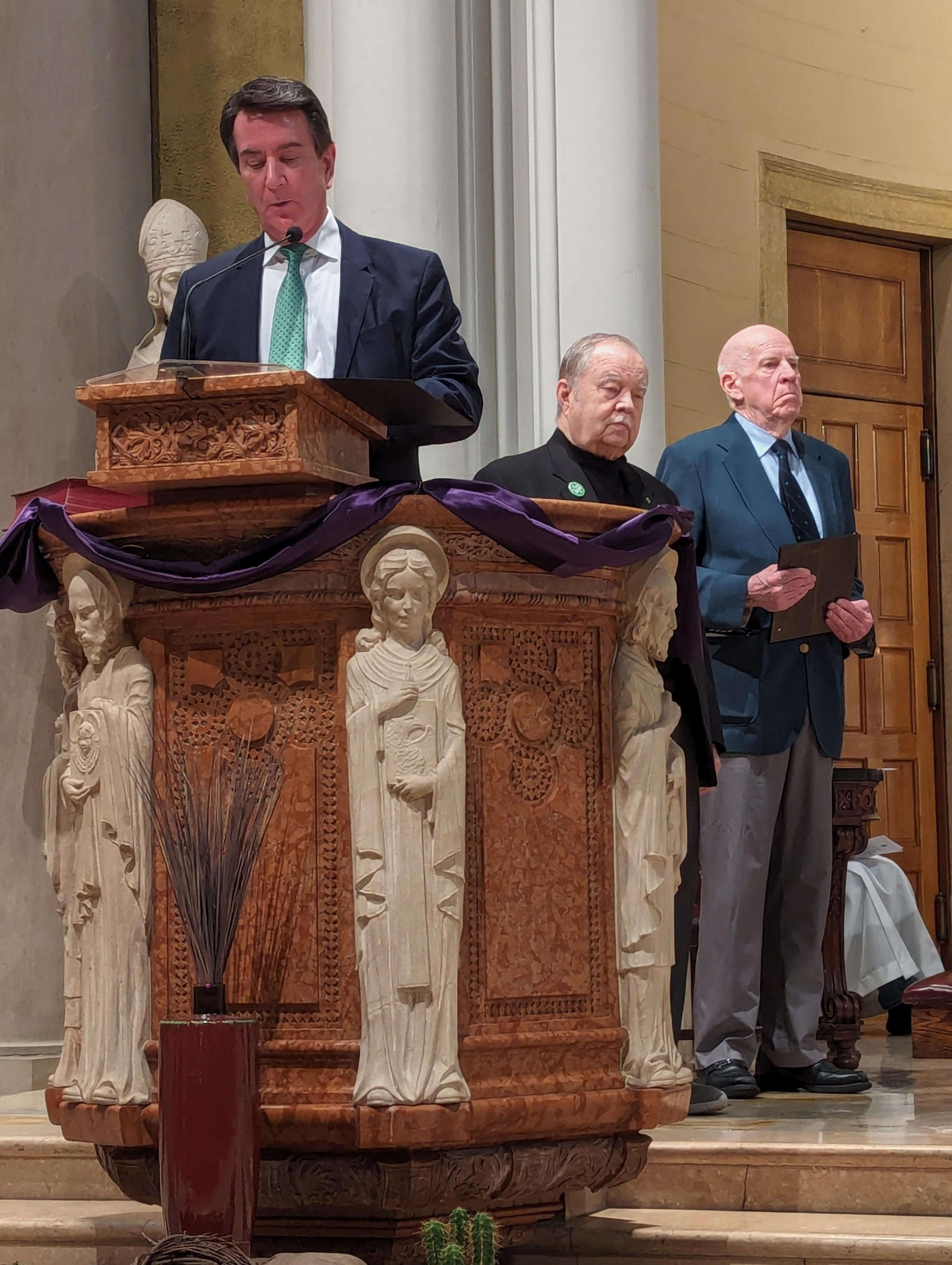 First responders honored during St. Patrick's Day Blue Mass in Canton
