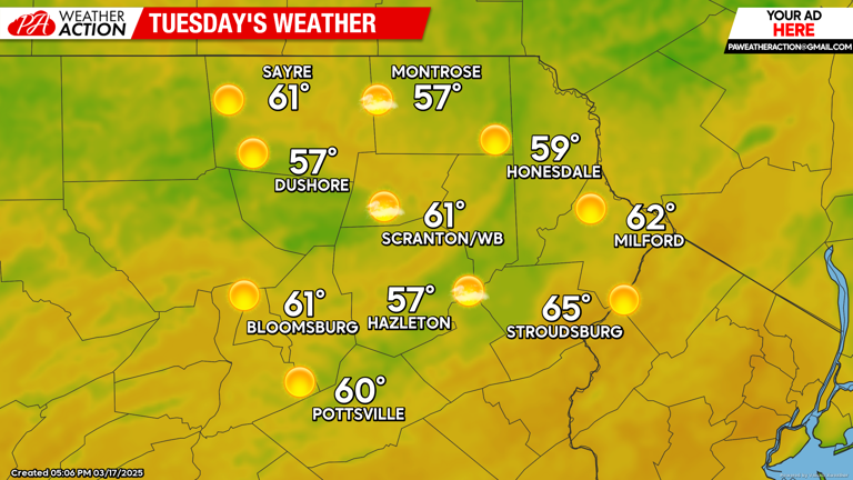 Spring weather through Thursday!