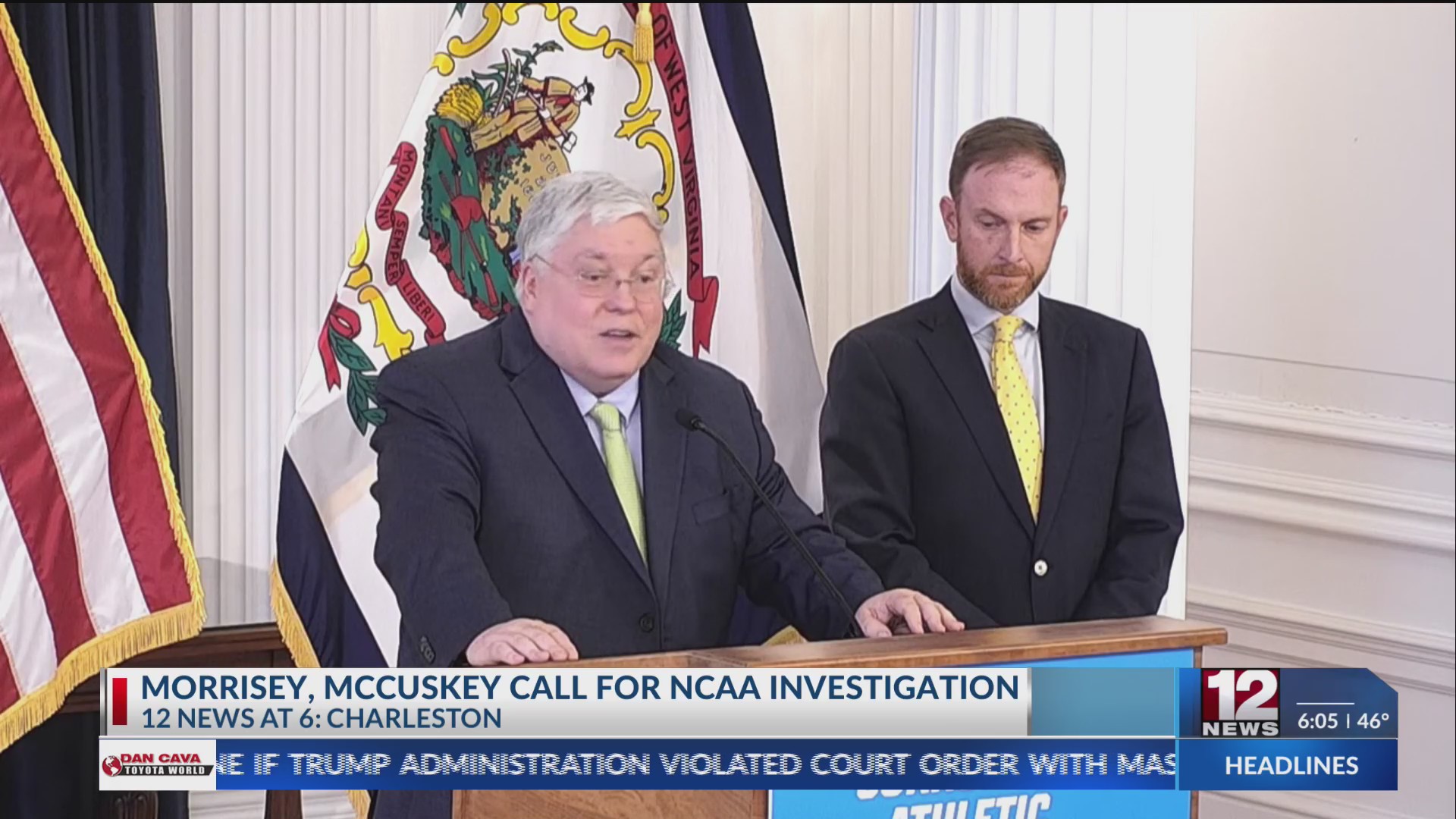 Morrisey, McCuskey call for investigation into NCAA following WVU ...