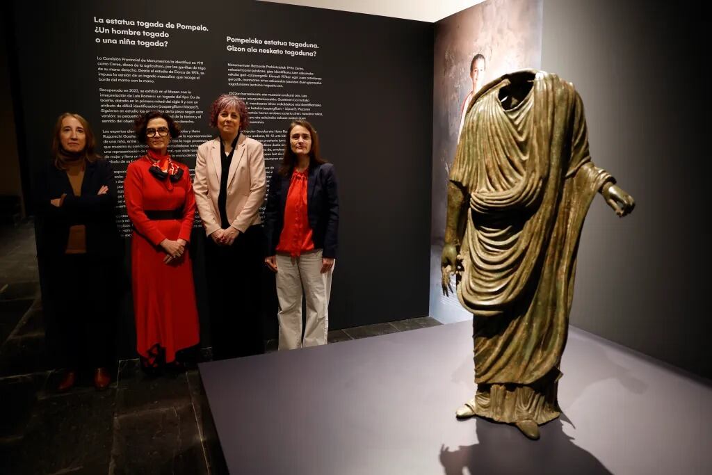 Estudio revela que la estatua del “Togado de Pompelo” es de una niña ...
