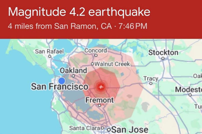 San Francisco rocked by 4.2 earthquake as people left screaming at ...