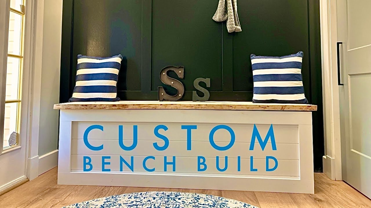 Custom Bench Build with two styles ! Built twice ! #bench #diy #familydiytv