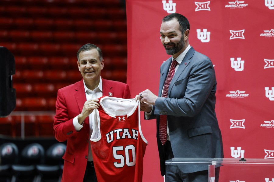 Alex Jensen introduced as Utes basketball coach