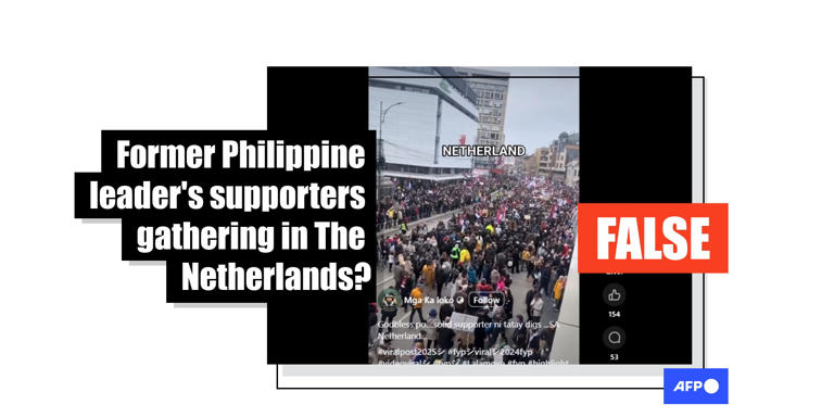 Video shows anti-corruption rally in Serbia, not pro-Duterte demonstration