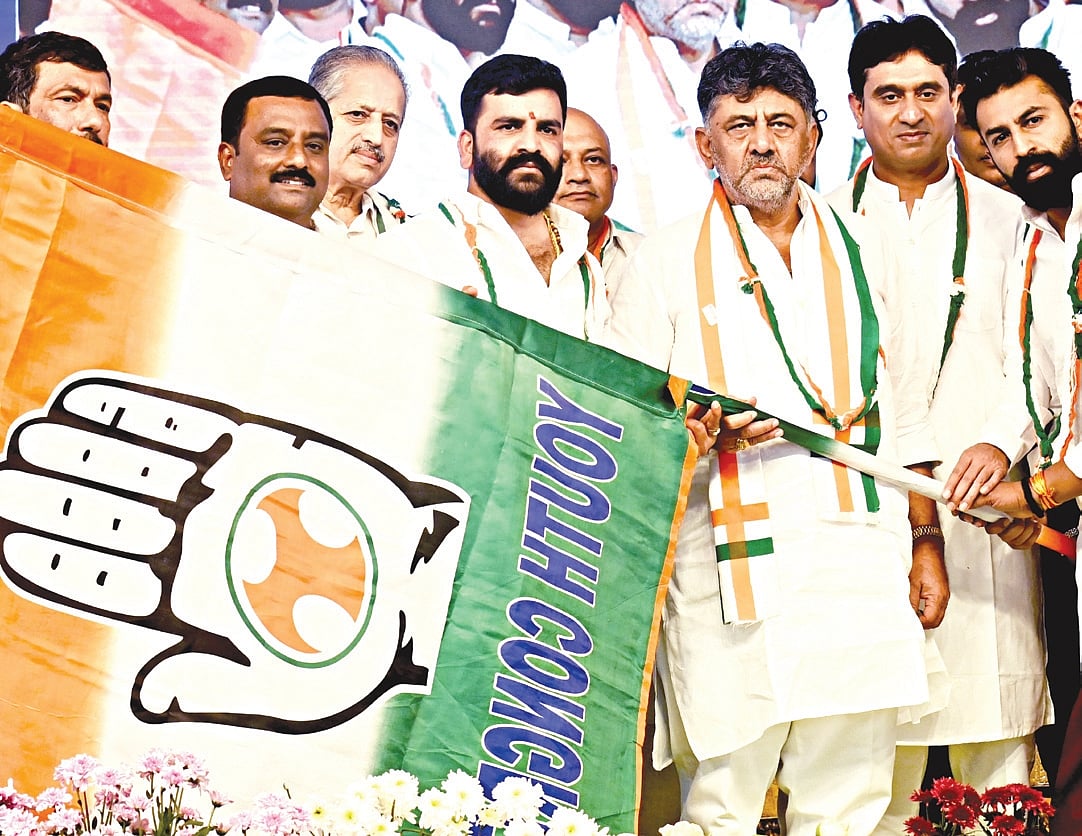 New Karnataka Youth Congress president, office-bearers take charge