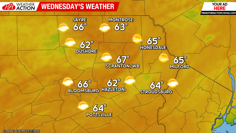 Spring weather through Thursday!