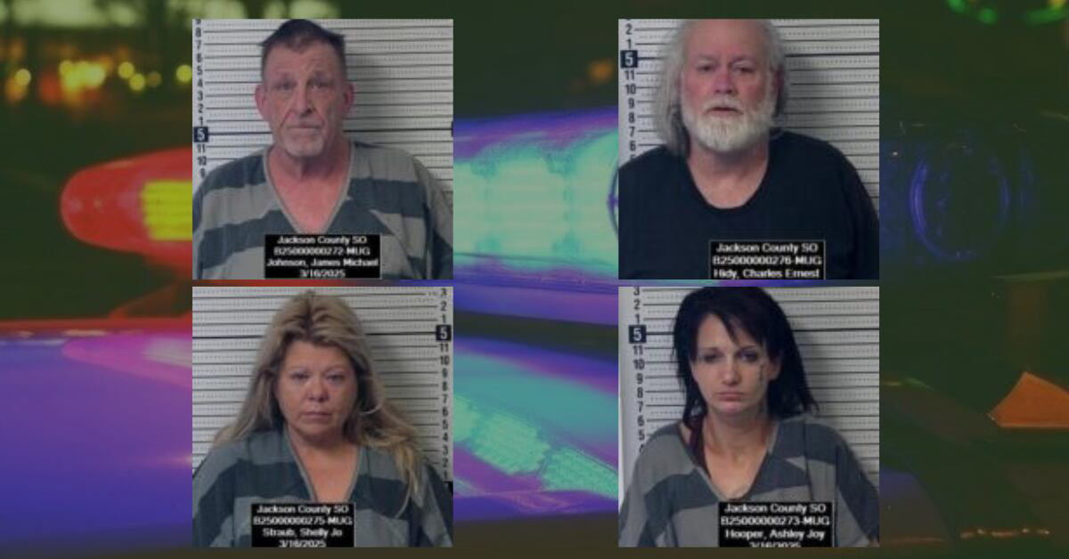 Four people arrested during traffic stop in Holton Four people arrested during traffic stop in Holton