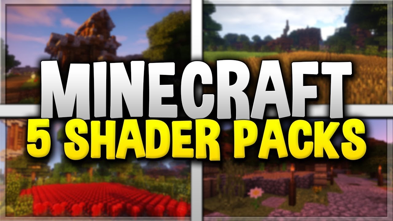 5 MINECRAFT SHADER PACKS! - Top Minecraft Shaders for 1.12