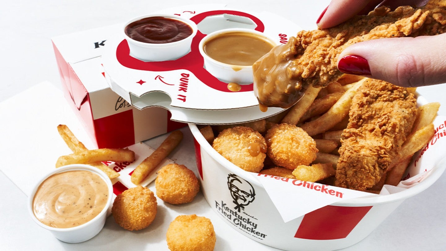 KFC introduces new “Dunk It Bucket” with mashed potato poppers